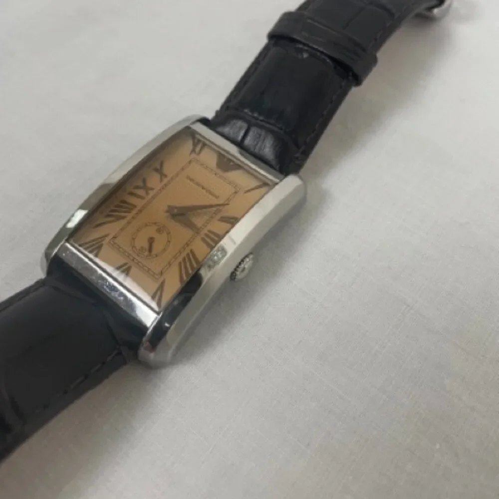 Emporio Armani | Accessories | Emporio Armani Rectangular Dial Watch ...